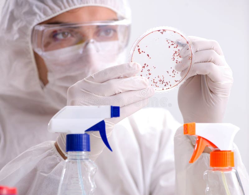 Chemist Testing Chemical Substances in Lab Stock Image - Image of ...