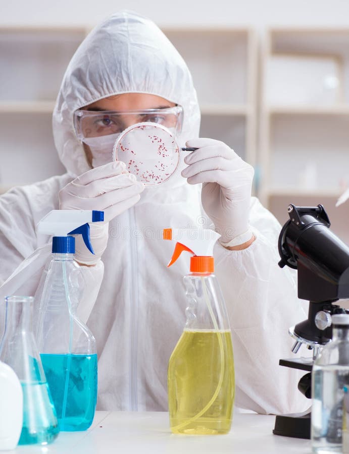 Chemist Testing Chemical Substances in Lab Stock Image - Image of ...