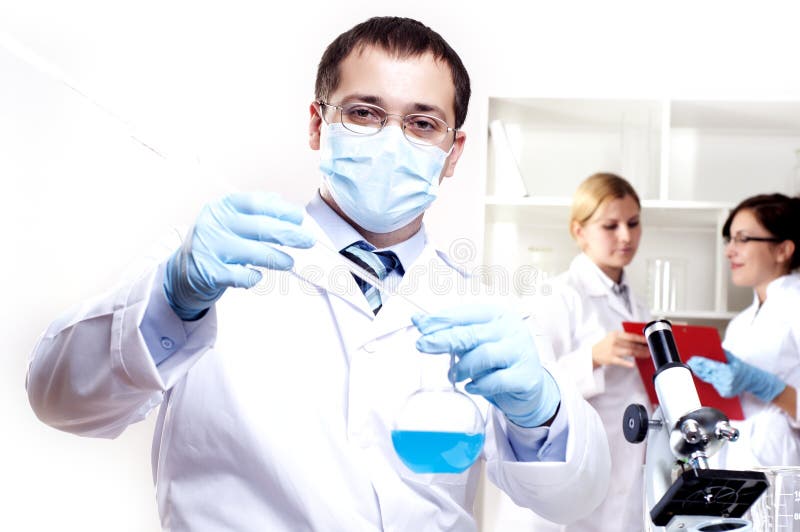 Chemist Working in the Laboratory Stock Image - Image of experiment ...