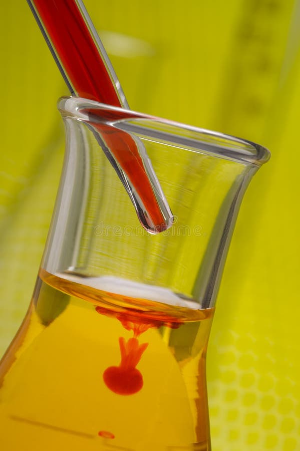 Laboratory beakers stock image. Image of biology, chemistry - 1768003