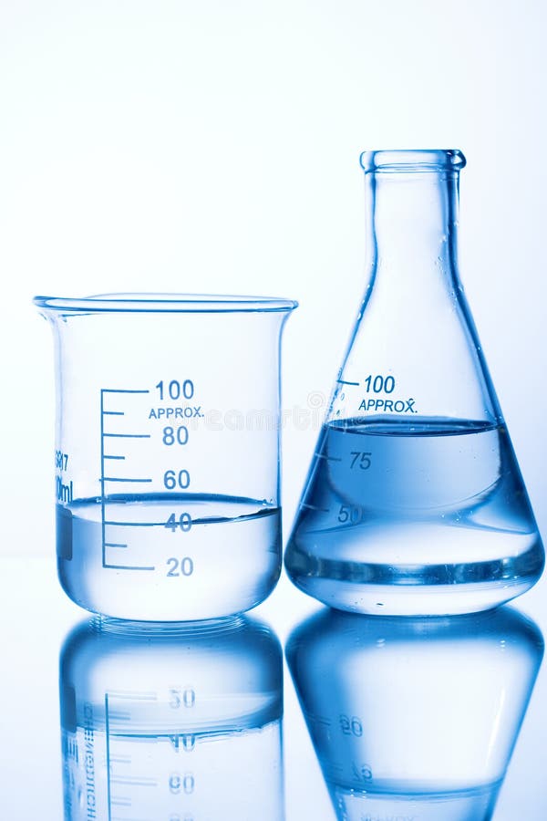 Full Beaker stock photo. Image of chemistry, clear, piece - 4554516