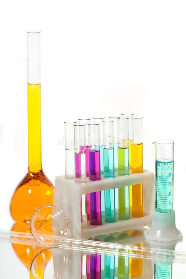 Science lab chemicals stock image. Image of white, blue - 16441379