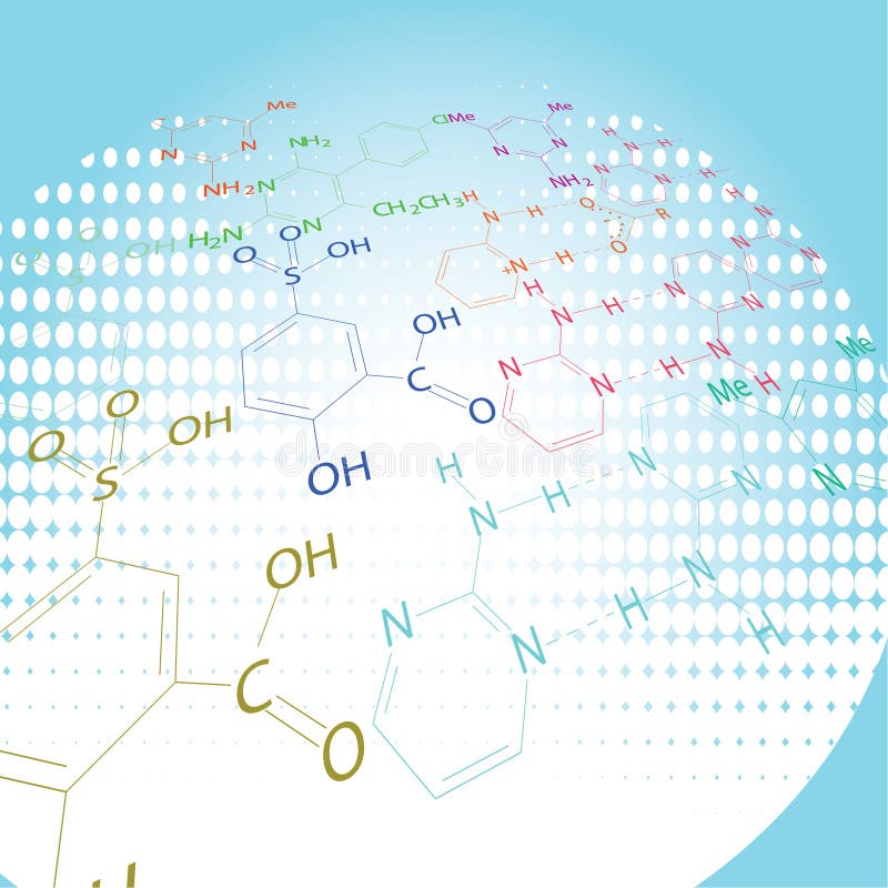 Chemistry abstract design stock vector. Illustration of medical - 15185655