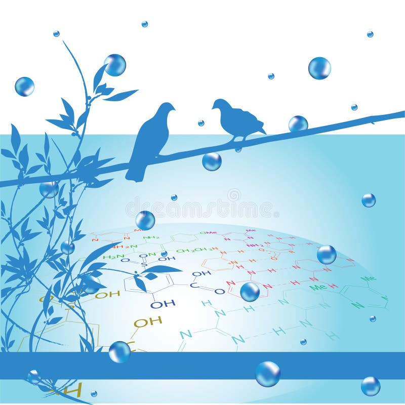 Chemistry abstract design stock illustration. Illustration of research ...