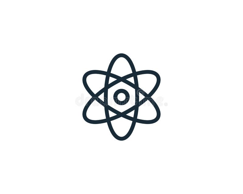 Chemistry Atom Icon Vector Logo Template Illustration Design Stock ...