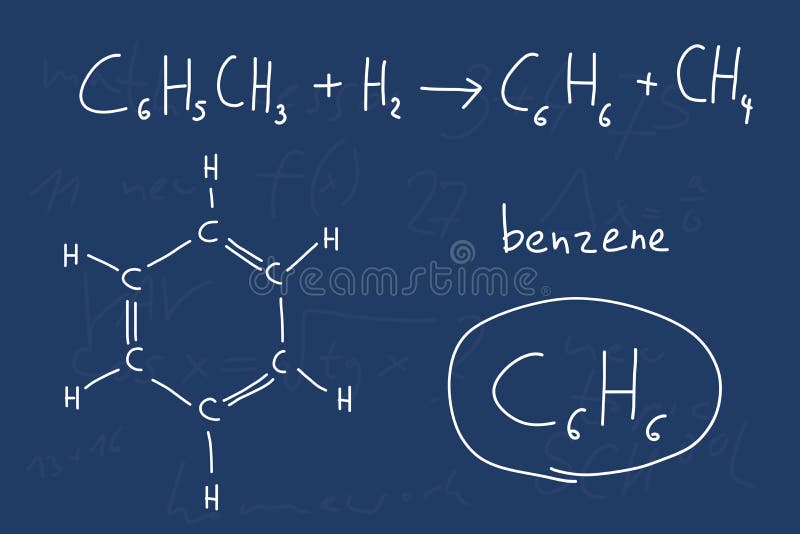 Benzene Aromatic Hydrocarbon Molecule. Important in Petrochemistry ...