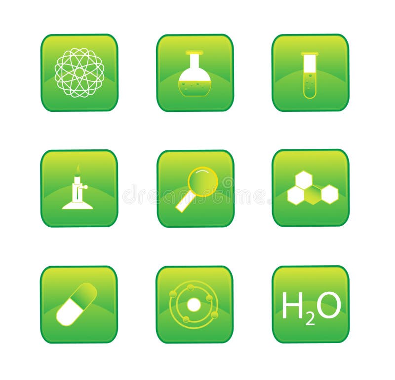 Green chemistry stock vector. Illustration of black, ecology - 6532877