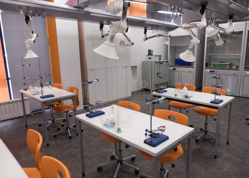 Clean Classroom Board With Apple, Brush And Chalk. Stock Photo - Image ...