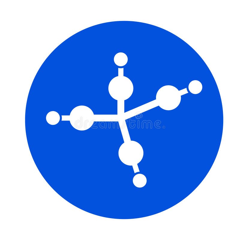 Chemistry Compound Isolated Vector Icon that Can Be Easily Modified or ...