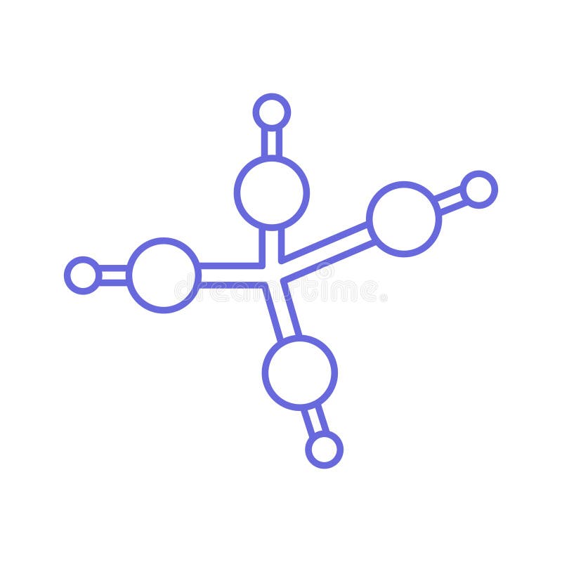 Chemistry Compound Isolated Vector Icon that Can Be Easily Modified or ...