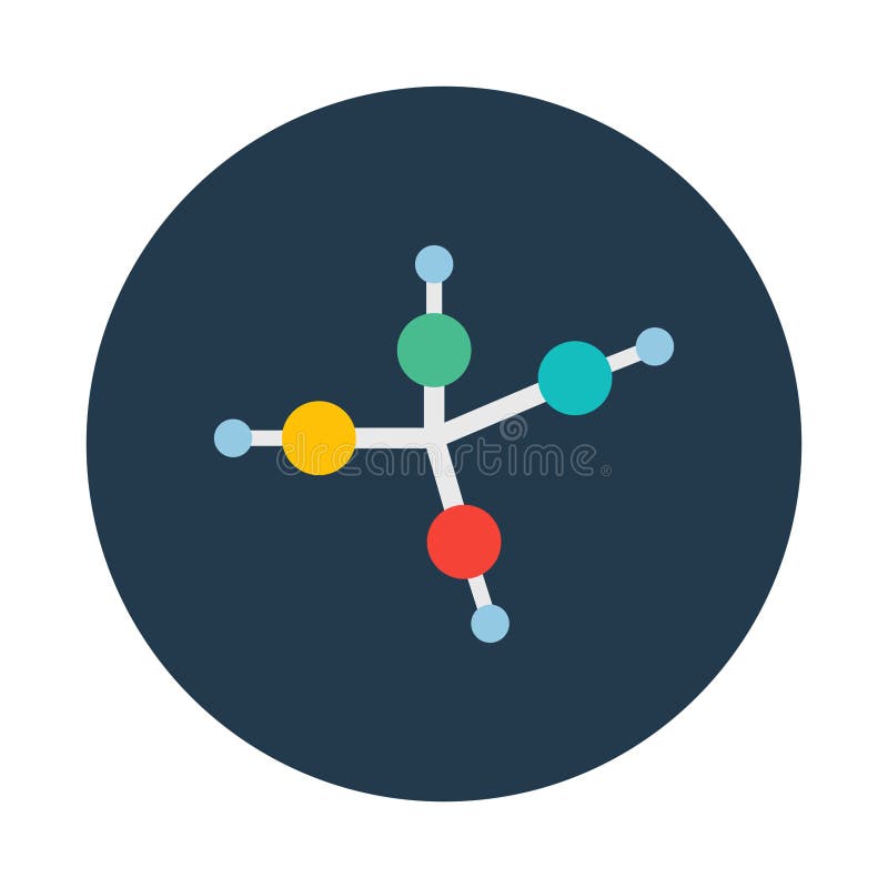Chemistry Compound Isolated Vector Icon that Can Be Easily Modified or ...