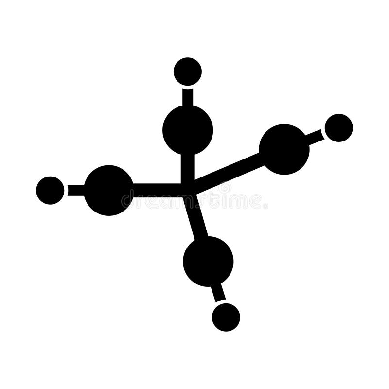 Chemistry Compound Isolated Vector Icon that Can Be Easily Modified or ...