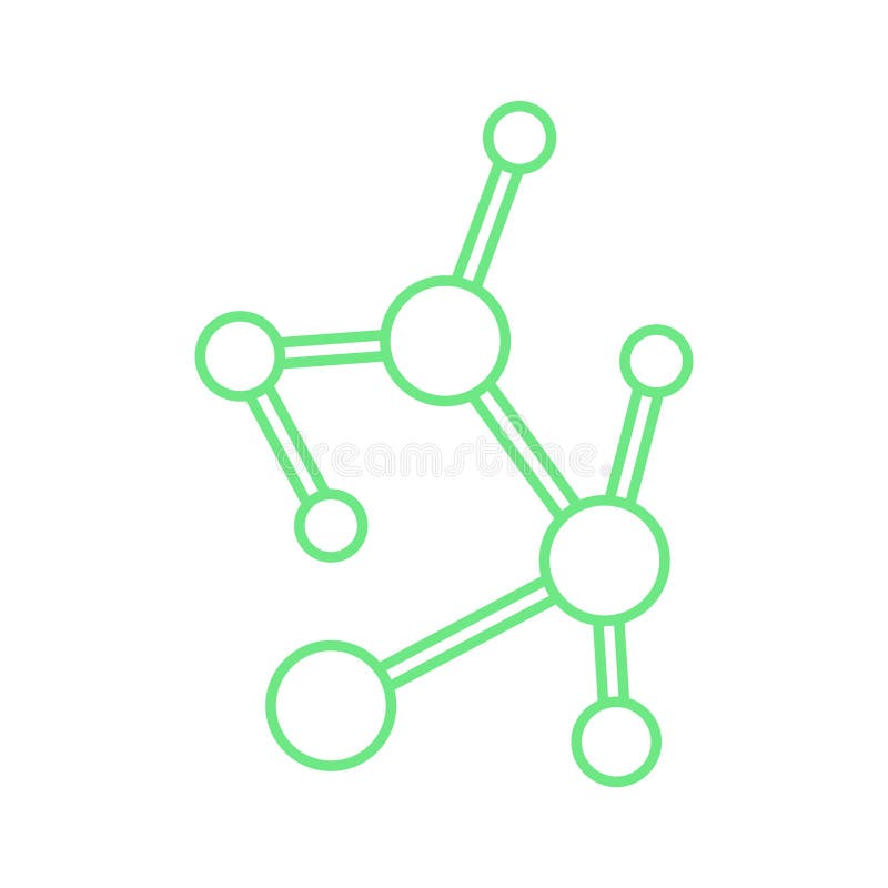 Chemistry Compound Isolated Vector Icon that Can Be Easily Modified or ...