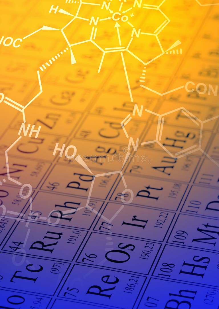 Periodic Table Elements Abstract Science Concept Stock Illustrations ...