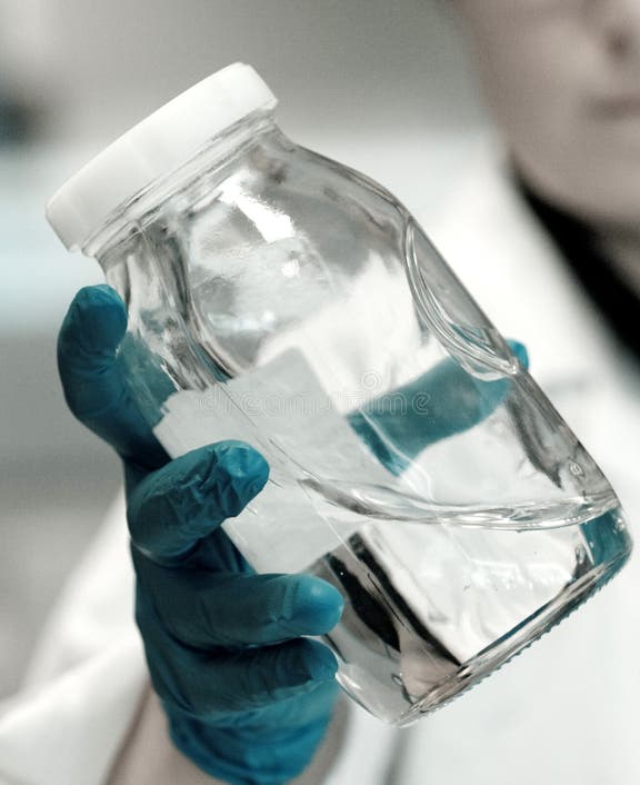 Chemistry experiment stock image. Image of latex, people - 10581157