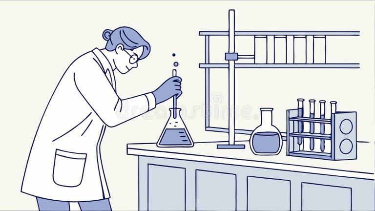 Titration Experiment Stock Illustrations – 208 Titration Experiment ...