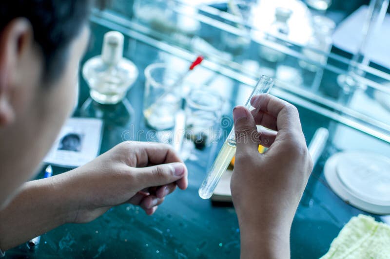 Chemistry experiments stock photo. Image of chemical - 33227338