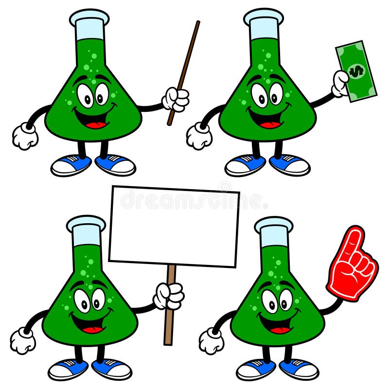 Chemistry Flask Running with a Trophy Stock Vector - Illustration of ... Chemistry Flask Running with a Trophy Stock Vector - Illustration of ...
