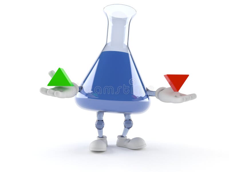 Chemistry Flask Character Playing the Trumpet Stock Illustration ... Chemistry Flask Character Playing the Trumpet Stock Illustration ...