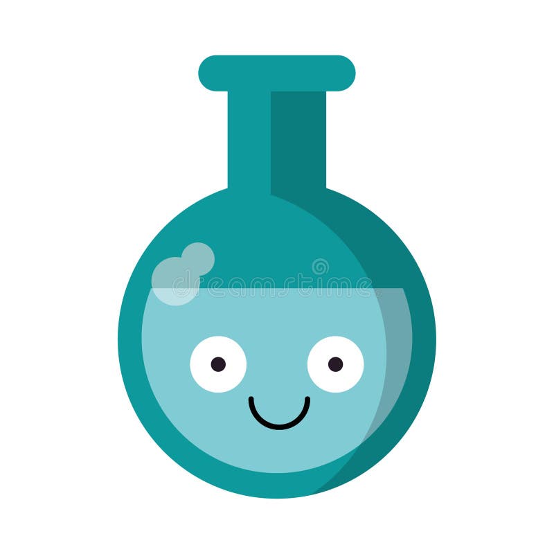 Cute Smiling Chemistry Flask Stock Illustrations – 244 Cute Smiling ...