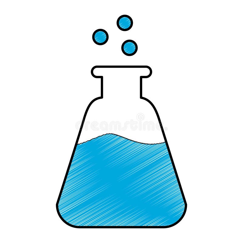 Chemistry flask icon image stock vector. Illustration of round - 81781443