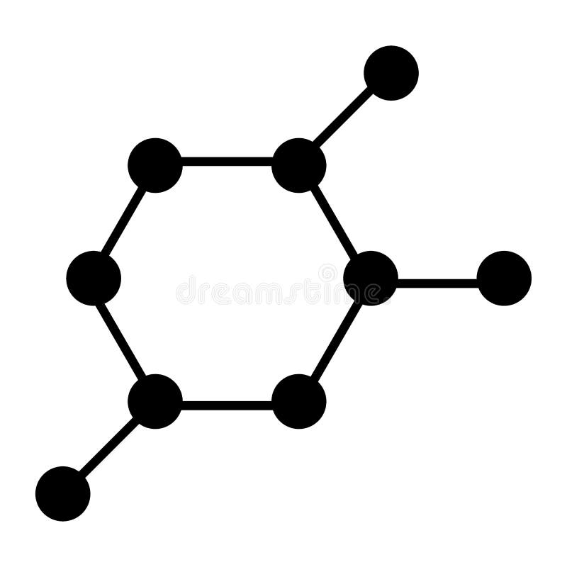 Chemistry Formula Solid Icon. Molecule Vector Illustration Isolated on ...
