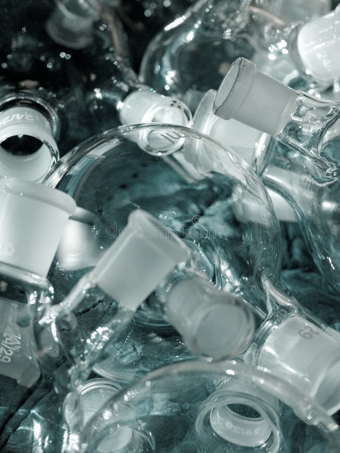Chemistry glassware stock image. Image of glass, laboratory - 7185045