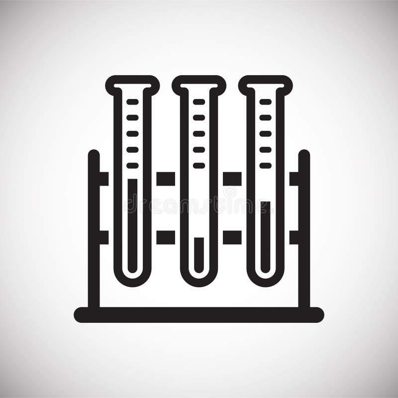 Chemistry Glassware Icon on Background for Graphic and Web Design ...