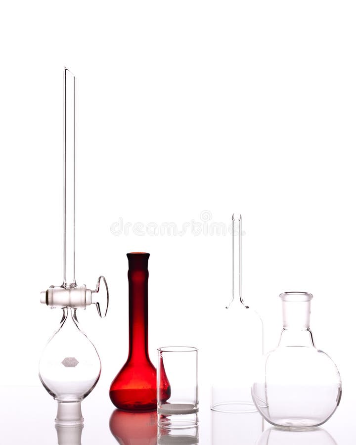 Chemistry Glassware stock image. Image of education, discovery - 63573329