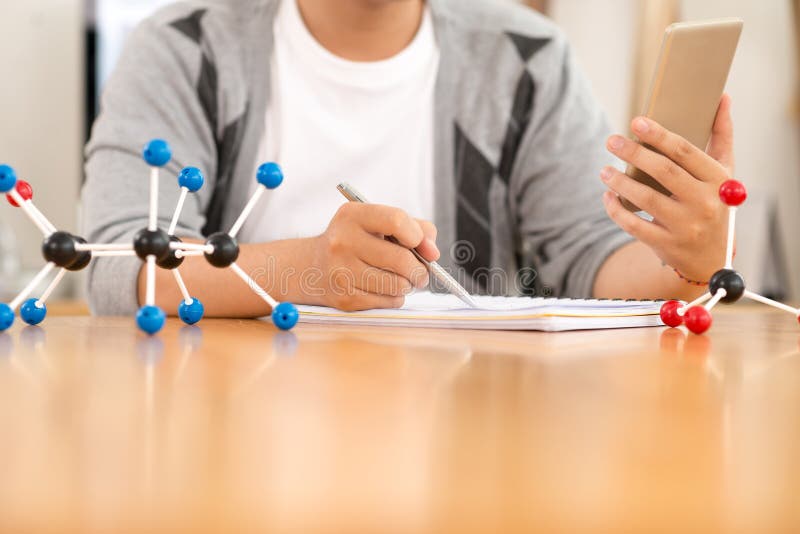 Chemistry homework stock image. Image of learn, work, structure - 1212949