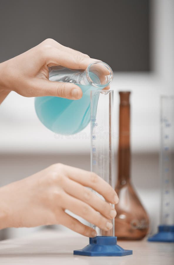 Chemistry stock photo. Image of hand, fluid, element - 40259322