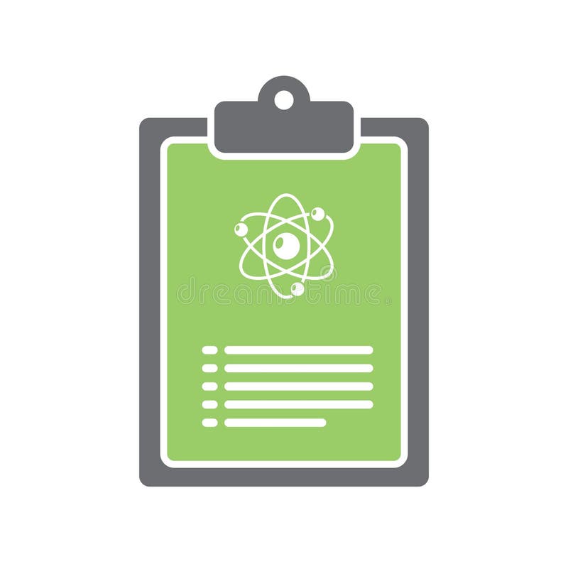 Chemistry Icon on Background for Graphic and Web Design. Simple Vector ...
