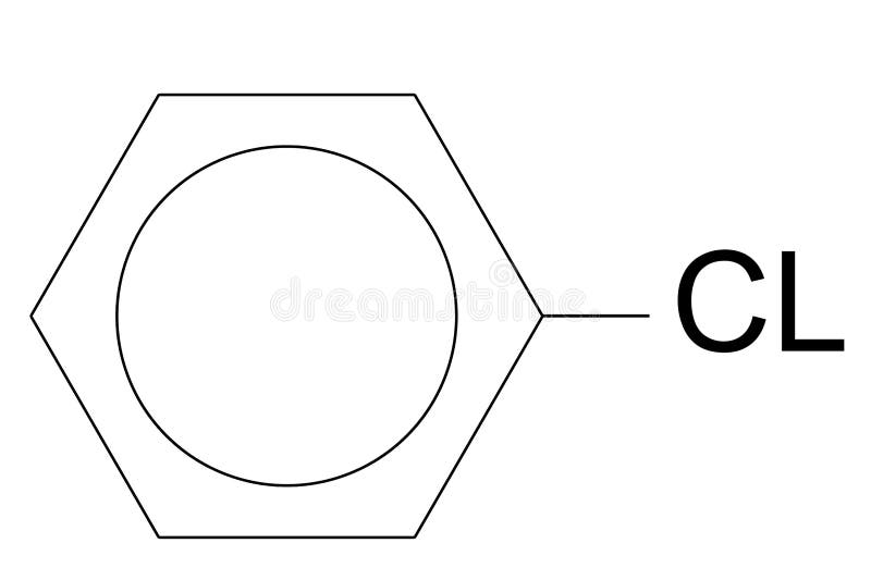 Chlorobenzene Structure Stock Illustrations – 31 Chlorobenzene ...