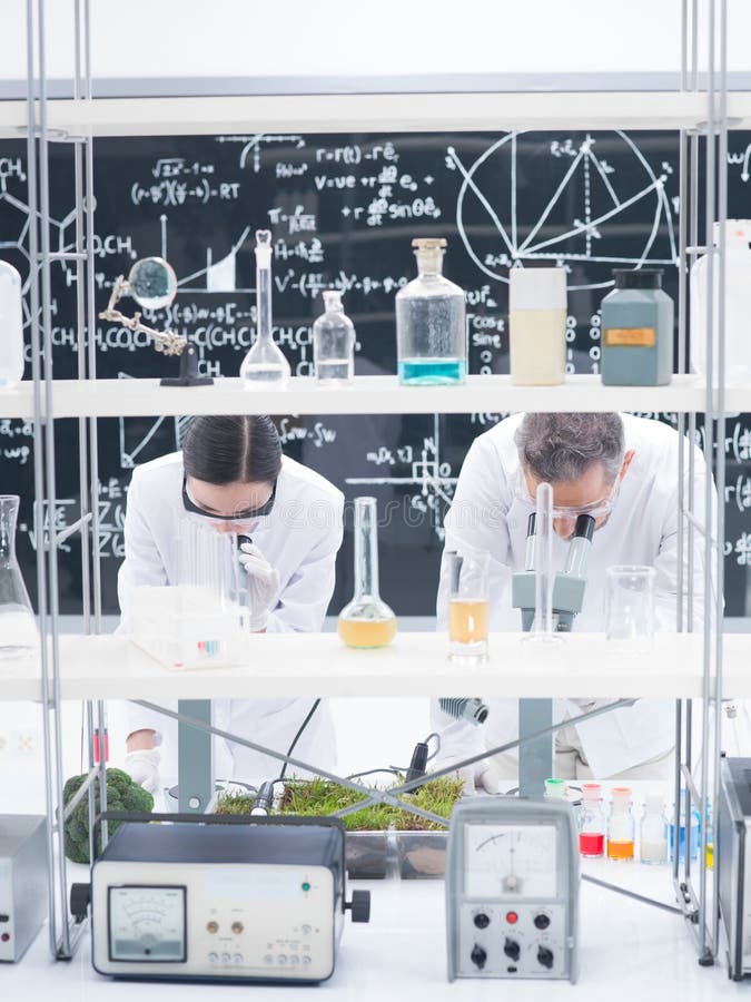 Laboratory Formulas Analysis Stock Photo - Image of instruct, scanner ...