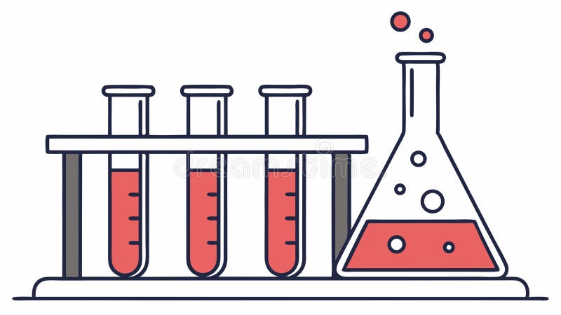 Chemistry Lab Beakers and Flasks, Vector Design Generative AI Stock ...