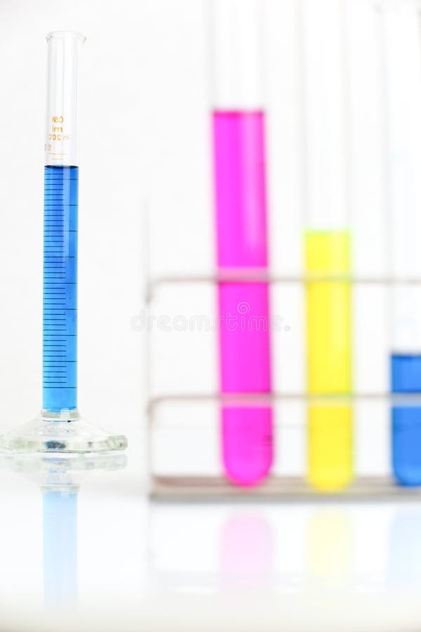 Chemistry Lab Glassware Equipment Stock Photo - Image of measuring ...