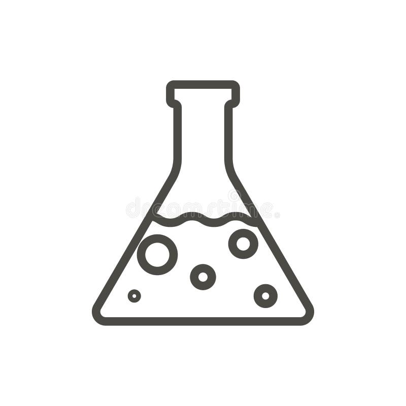 Chemistry Lab Icon Vector. Line Laboratory Symbol. Stock Vector ... Chemistry Lab Icon Vector. Line Laboratory Symbol. Stock Vector ...