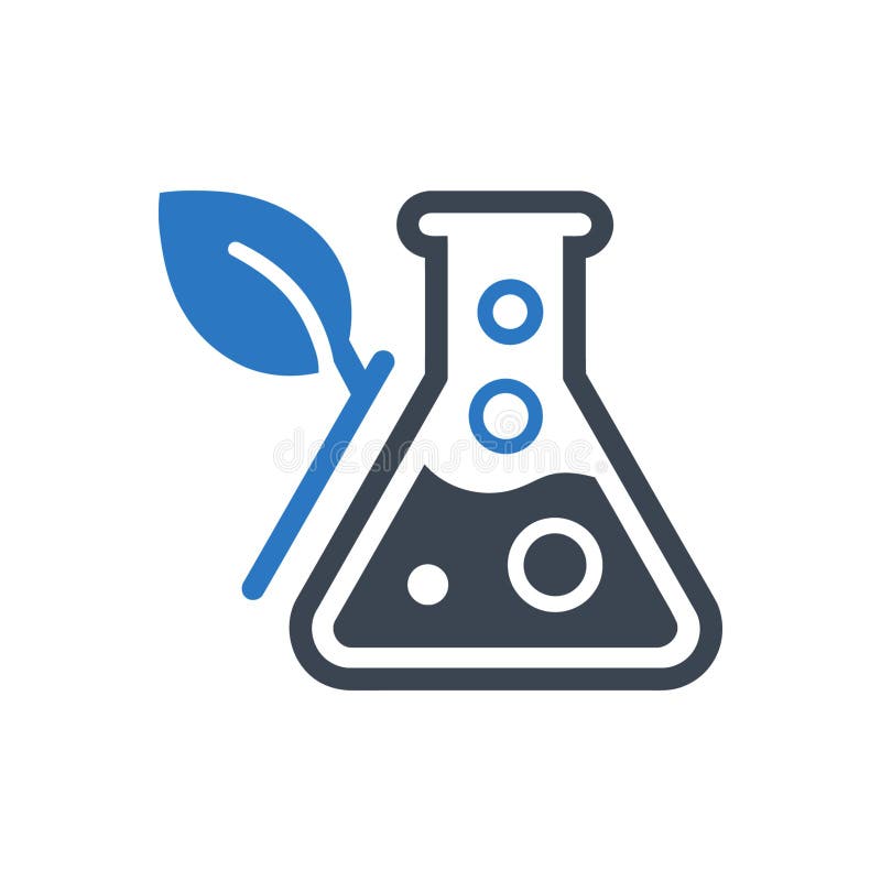 Chemistry Lab Icon stock vector. Illustration of leaf - 361529230