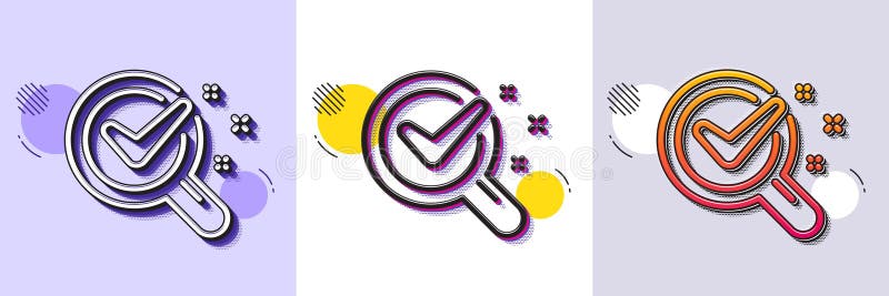 Chemistry Lab Line Icon. Laboratory Research Sign. Analysis. Halftone ...