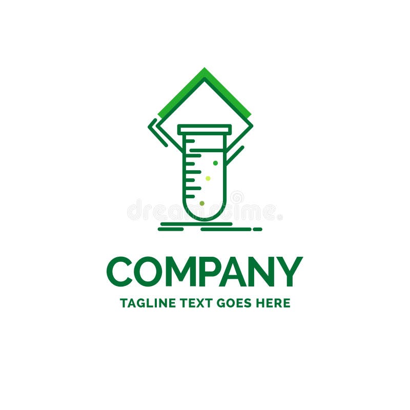 Chemistry, Lab, Study, Test, Testing Logo Design. Blue and Orang Stock ...