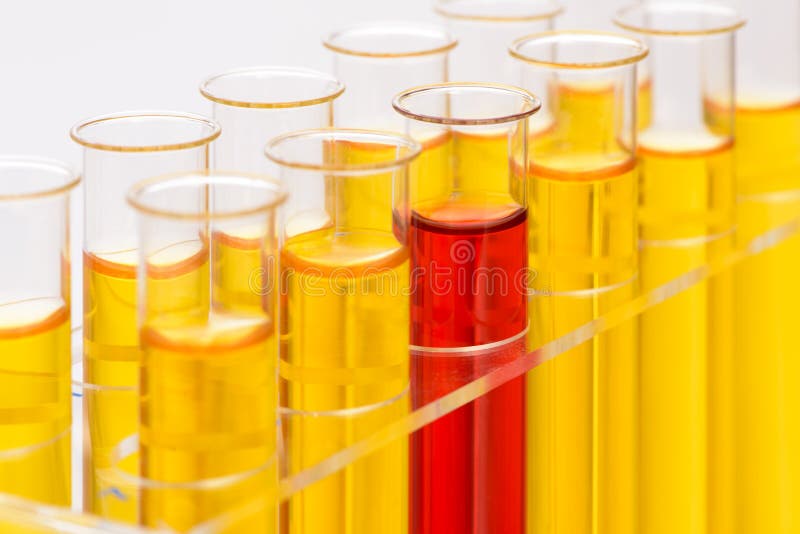 Chemistry Lab With Test Tubes Stock Photo - Image of pharmacy ...