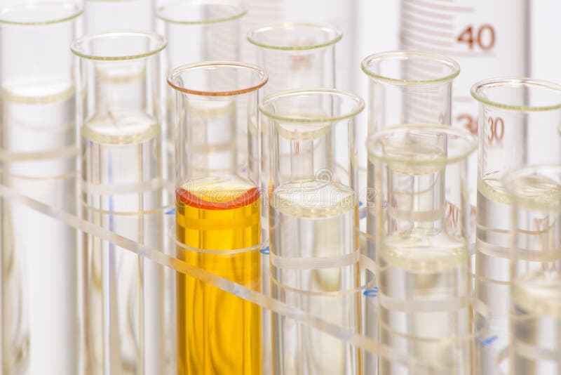 Chemistry Lab with Test Tubes Stock Image - Image of medicine, drug ...