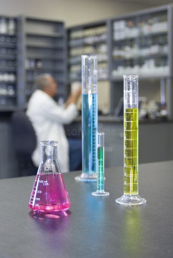 Chemistry Laboratory stock photo. Image of preservative - 4243018