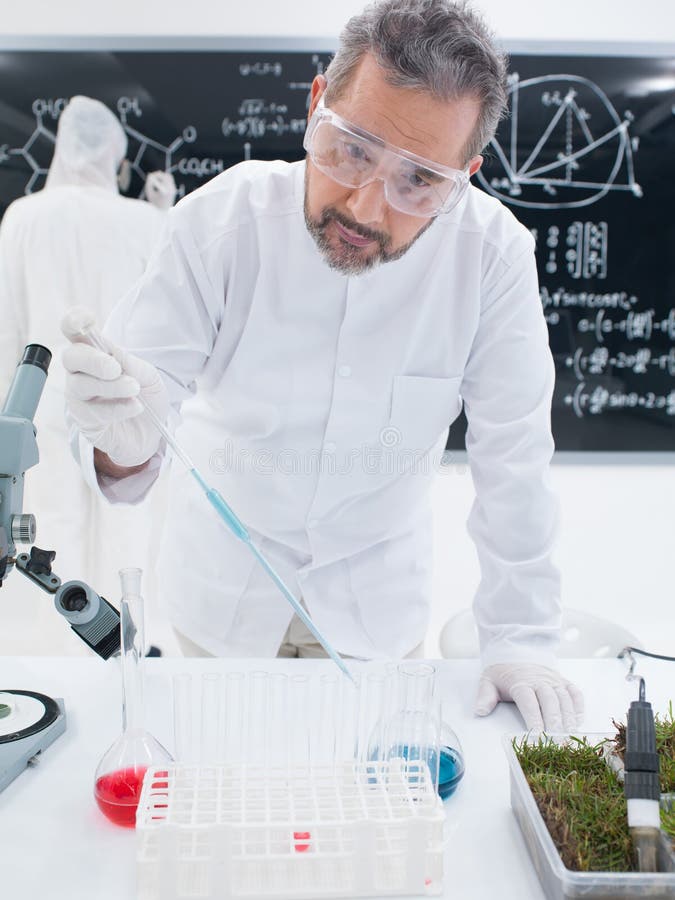 Chemistry Laboratory Experiment Stock Image - Image of science ...