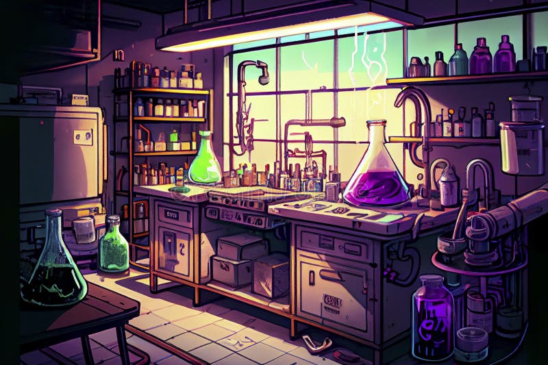 Chemistry Laboratory, Experiment and Study Room, Generative Ai ...