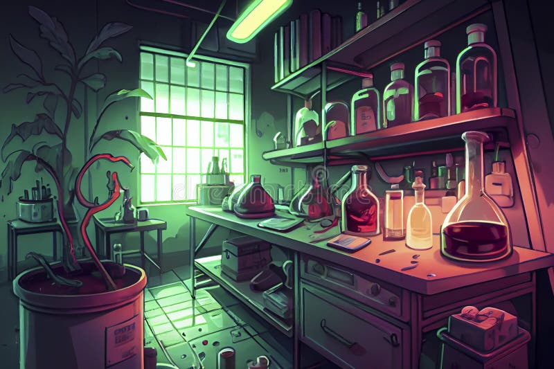 Chemistry Laboratory, Experiment and Study Room, Generative Ai ...
