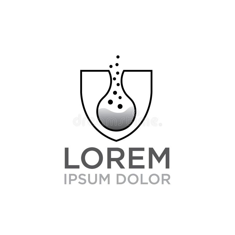 Chemistry Logo Line Art - Vector Stock Vector - Illustration of ...