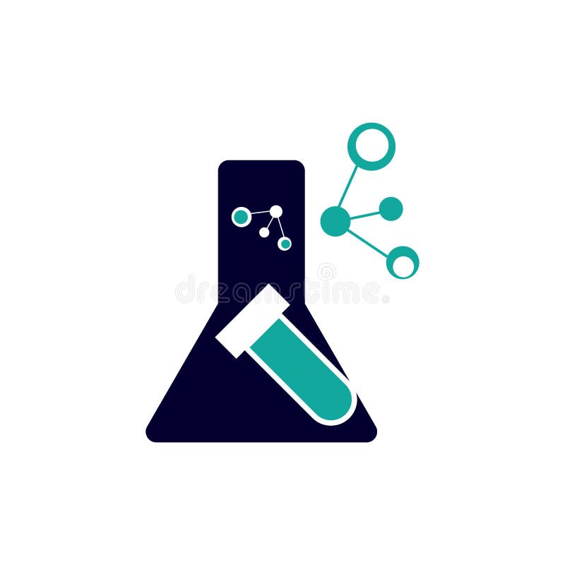 Chemistry Logo Vector Template Illustration Stock Vector - Illustration ...