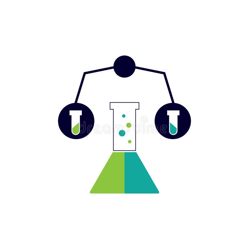 Chemistry Logo Vector Template Illustration Stock Vector - Illustration ...