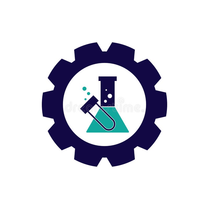 Chemistry Logo Vector Template Illustration Stock Vector - Illustration ...